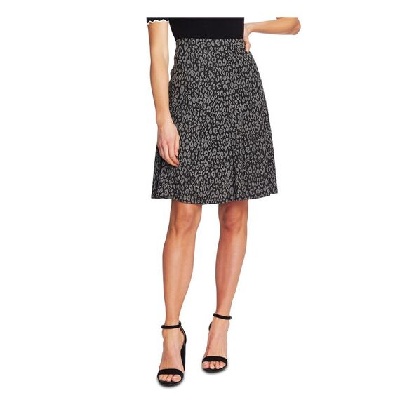 CeCe | Skirts | Cece Womens Gray Animal Print Above The Knee Aline ...